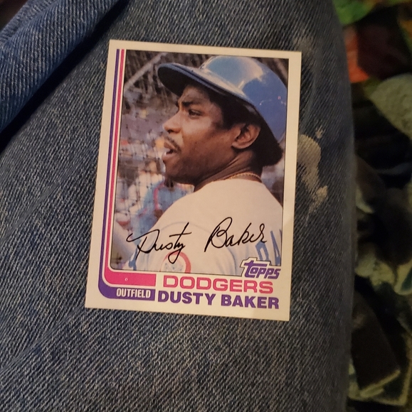 Other | Dusty Baker Baseball Card | Poshmark